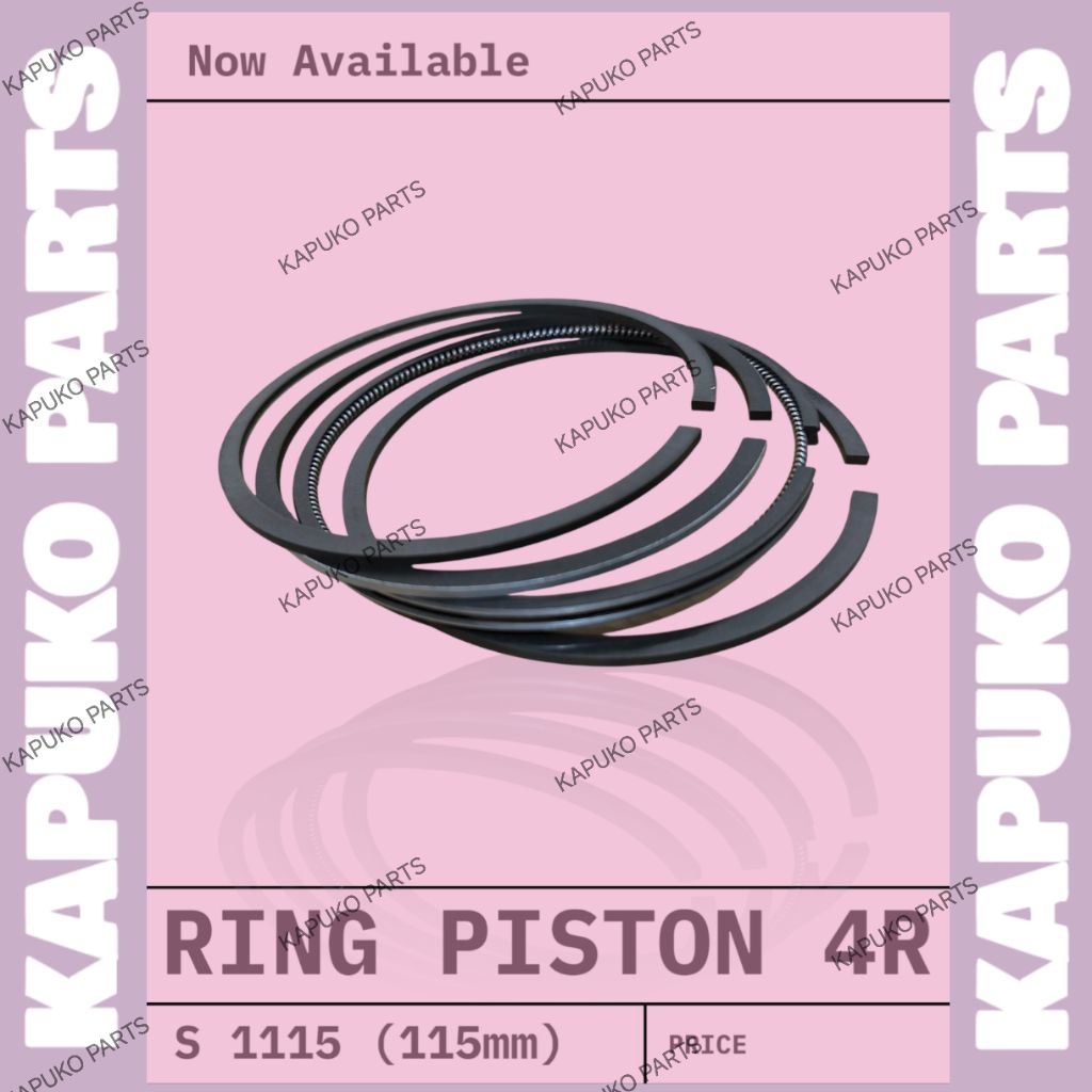 Jual S1115 4R RING PISTON 115MM RING SEHER UNTUK DIESEL ENGINE MESIN ...