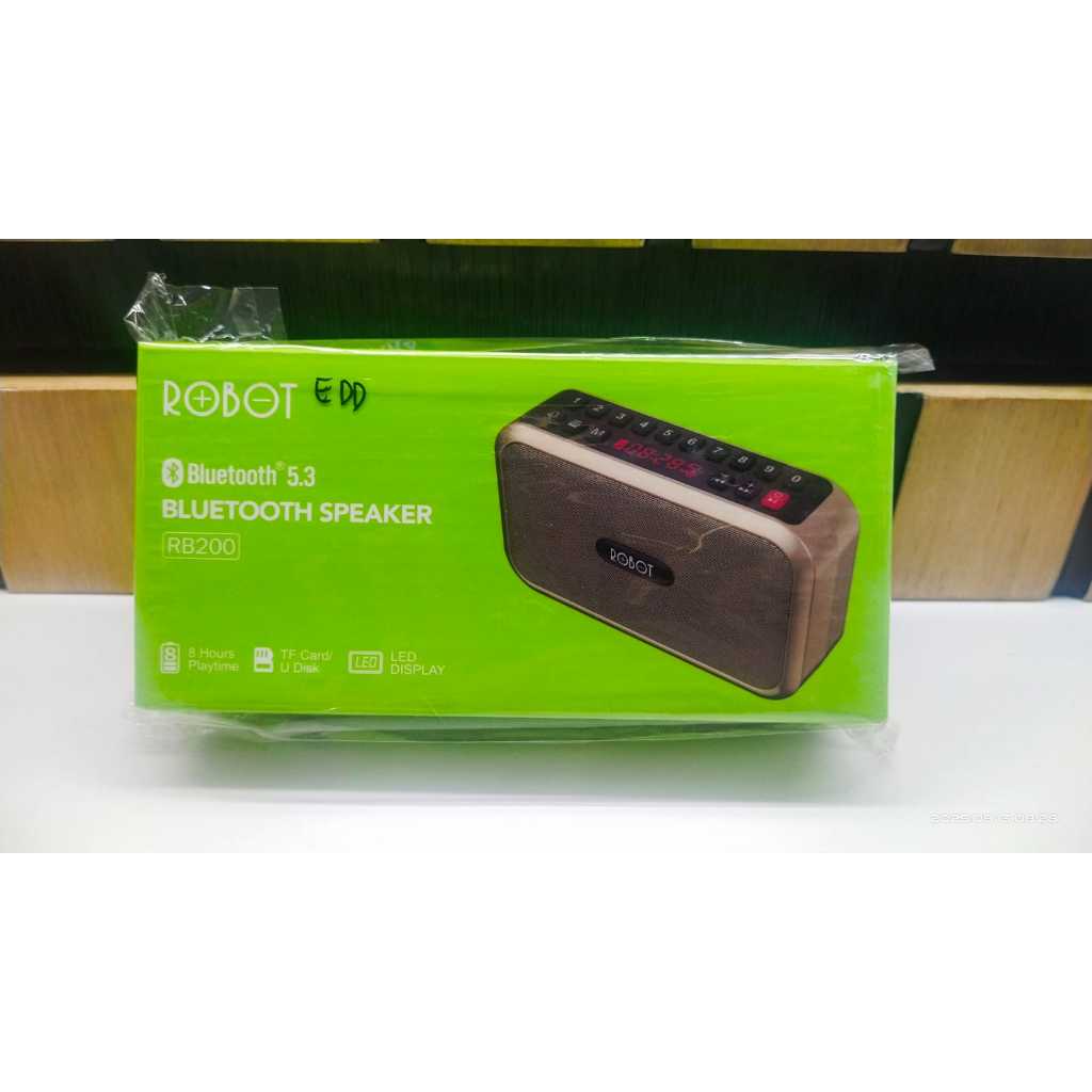 Jual BLUETOOTH SPEAKER ROBOT RB200 WITH LED & NUMBER KEYS | Shopee ...
