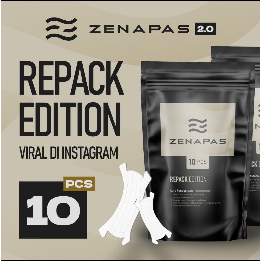 Jual Zenapas Nasal Strip 2.0 (Zenapas Tape) Repack isi 10 pcs | Shopee ...