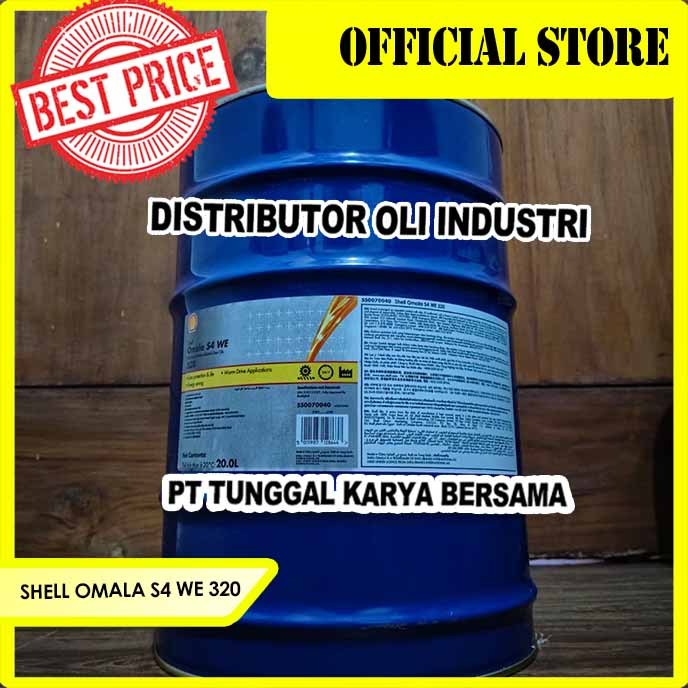 Jual SHELL OMALA S4 WE 320 - ( SYNTHETIC OIL GEAR BOX - ISO VG 320 ...