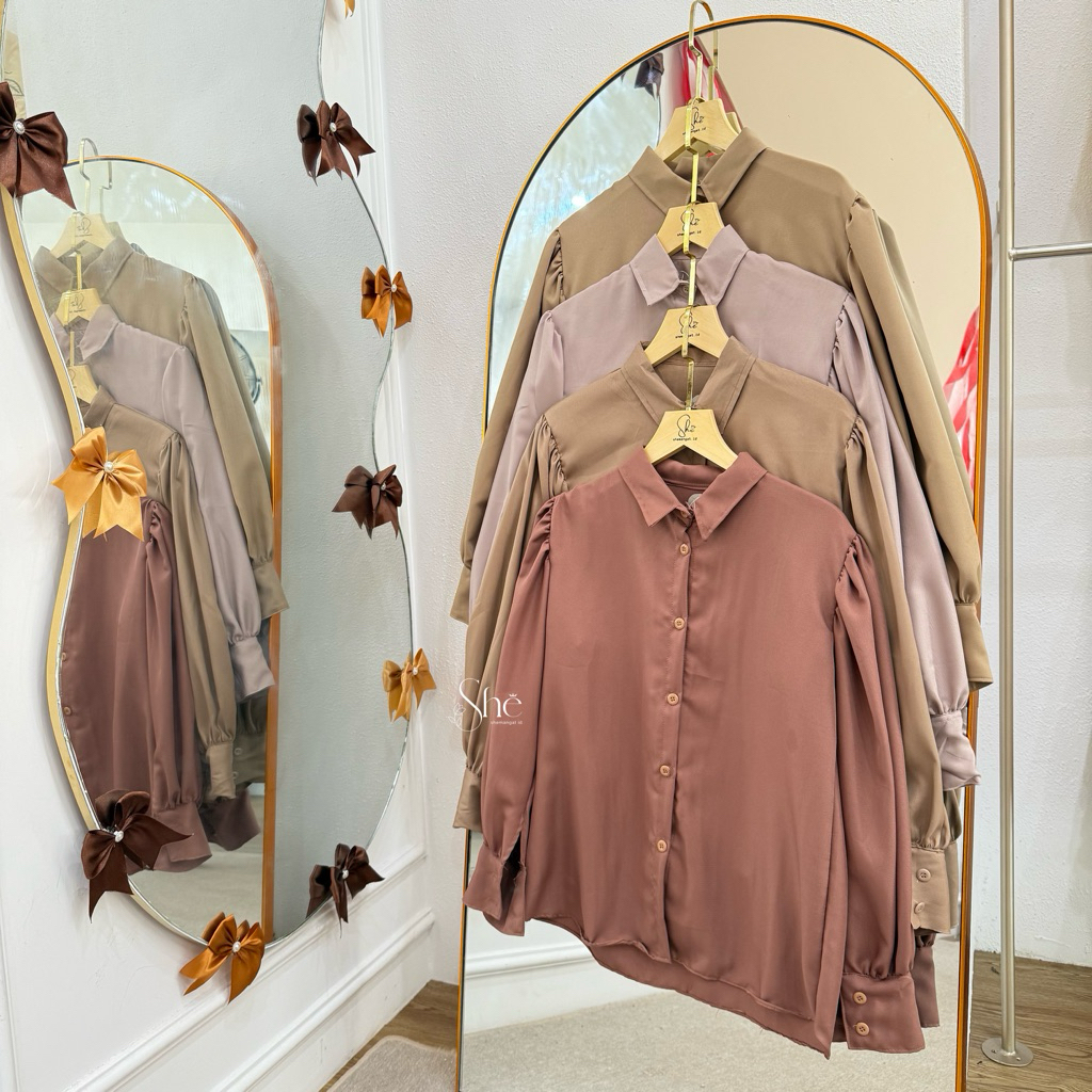 Jual [SS] KINKA BLOUSE WANITA HIJAB POLOS By SHEMANGAT ID | Shopee ...