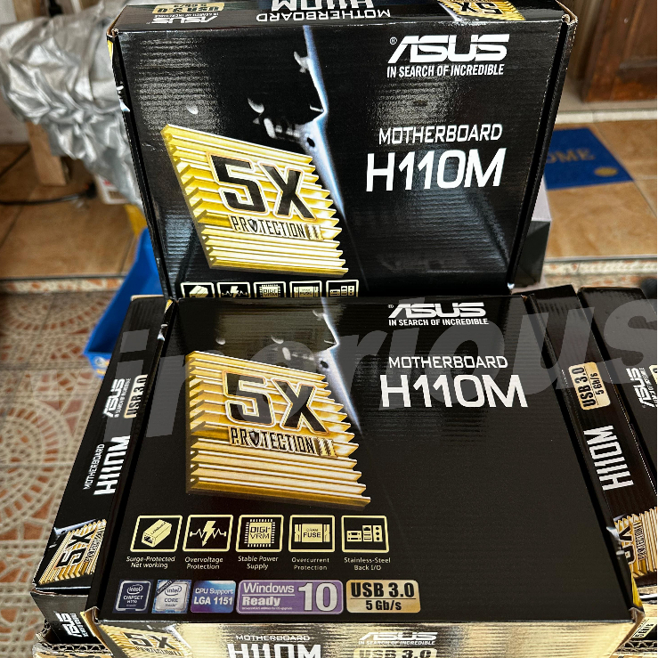 Jual Motherboard ASUS H110M-C2 H110 C2 LGA 1151 Intel Core i3 i5 i7 Gen ...