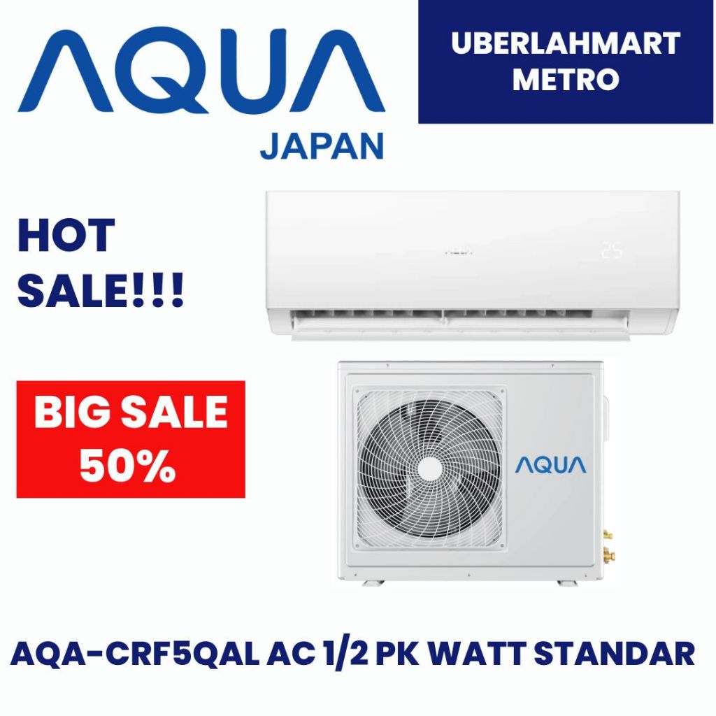 Jual AQUA AIR CONDITIONER 1/2 PK AQA-KR05FQAL | Shopee Indonesia