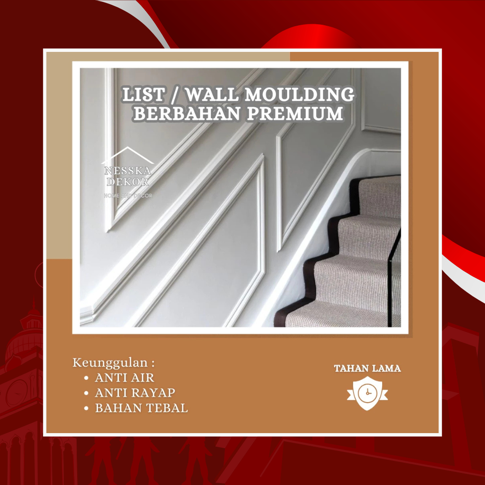 Jual Lis List Border Profil Wall Moulding Terlaris Bandung 1 Meter ...