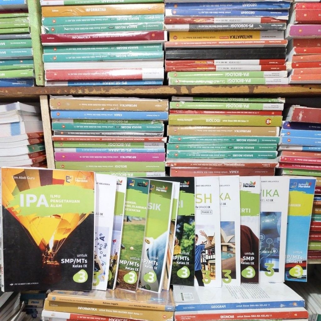 Jual Buku paket kelas 9/3 SMP kurikulum Merdeka Erlangga | Shopee Indonesia