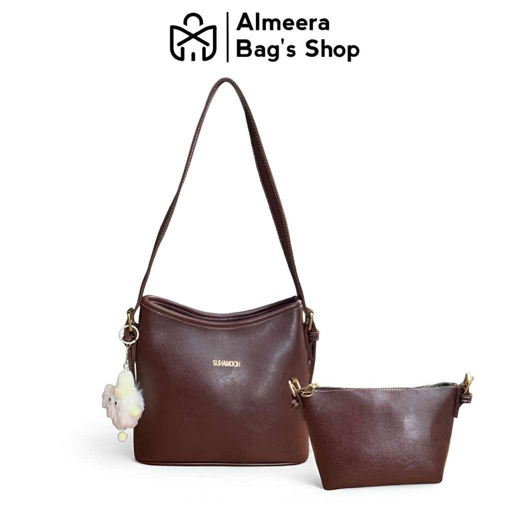 Jual Almeera Bag x Suhamoon - Kimyon Bonus Dompet Tas Hobo Wanita ...