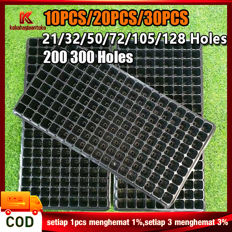 Jual 10PCS/20PCS/30PCS Tray Semai Pot Tray Penyemaian Bibit Tanaman 21 ...
