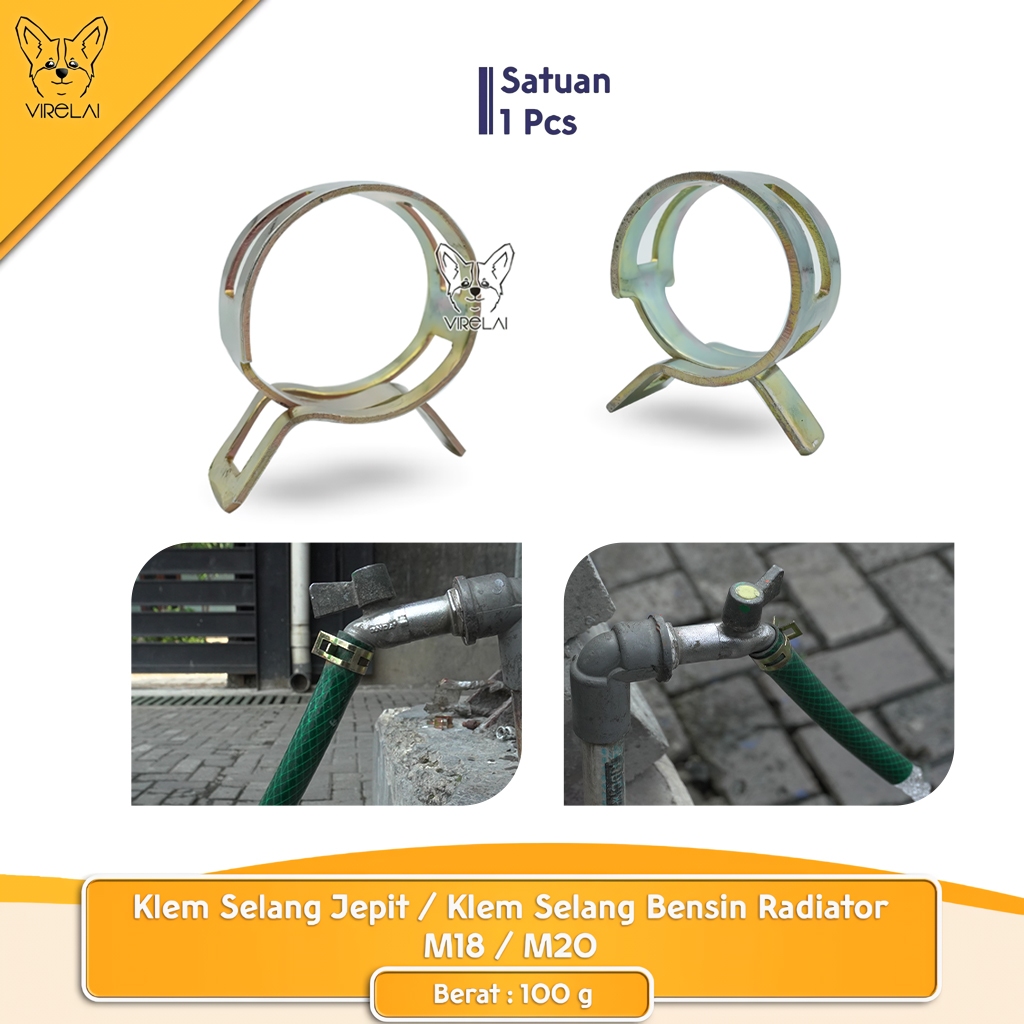 Jual klem selang jepit / Klem Selang Bensin Radiator / Klem Selang ...