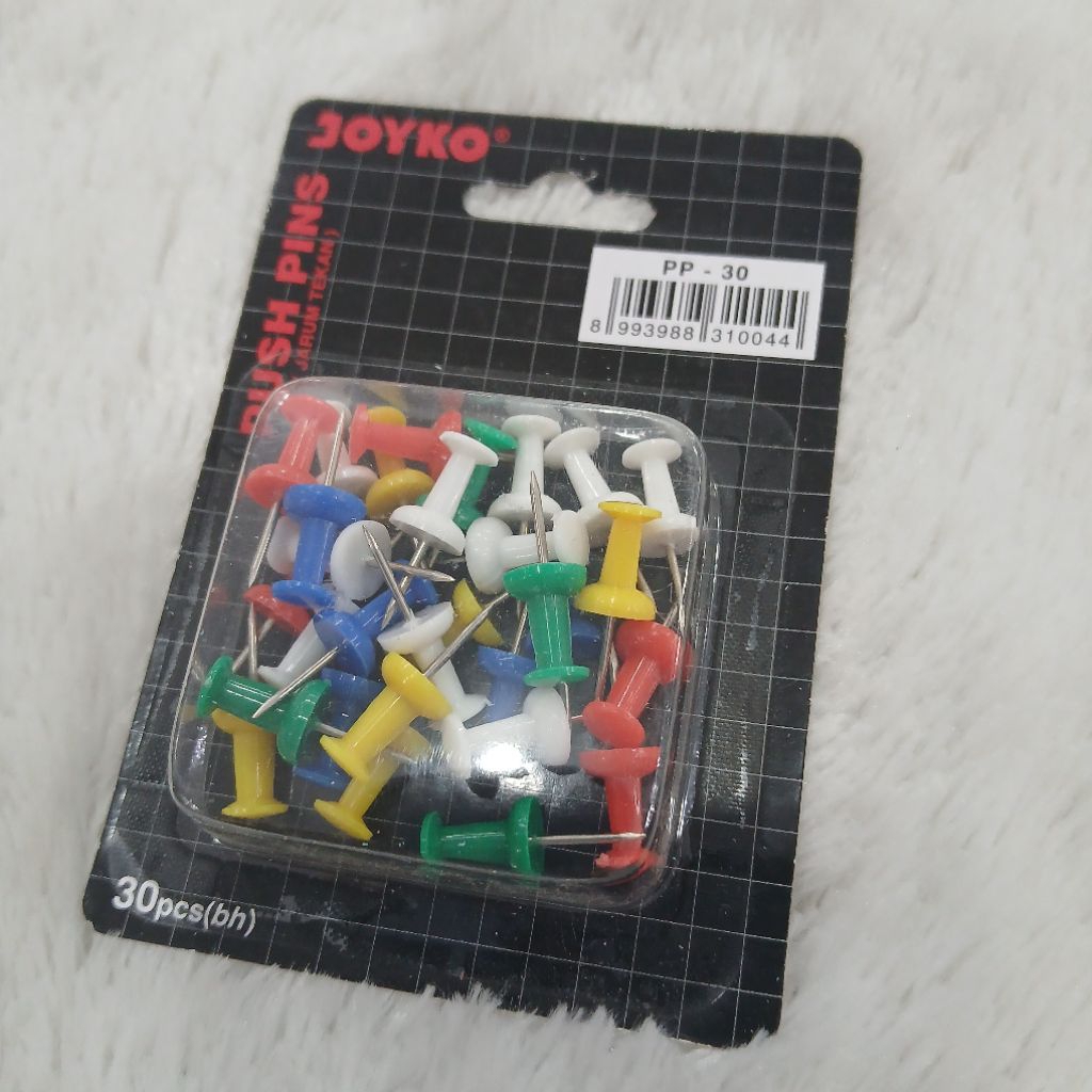 Jual Pin Board Push Pin Paku Mading isi 30 pcs | Shopee Indonesia