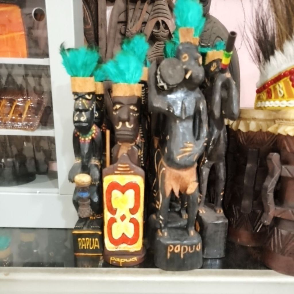 Jual Oleh-oleh khas Papua/Patung Papua | Shopee Indonesia