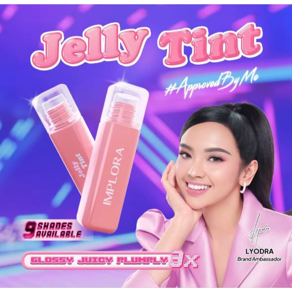 Jual IMPLORA Jelly Tint/ Liptint Gloss Lasting | Shopee Indonesia
