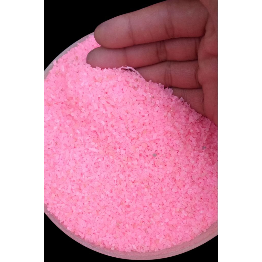 Jual 1kg pasir silika warna pink stabilo/Pasir silika warna/Pasir ...