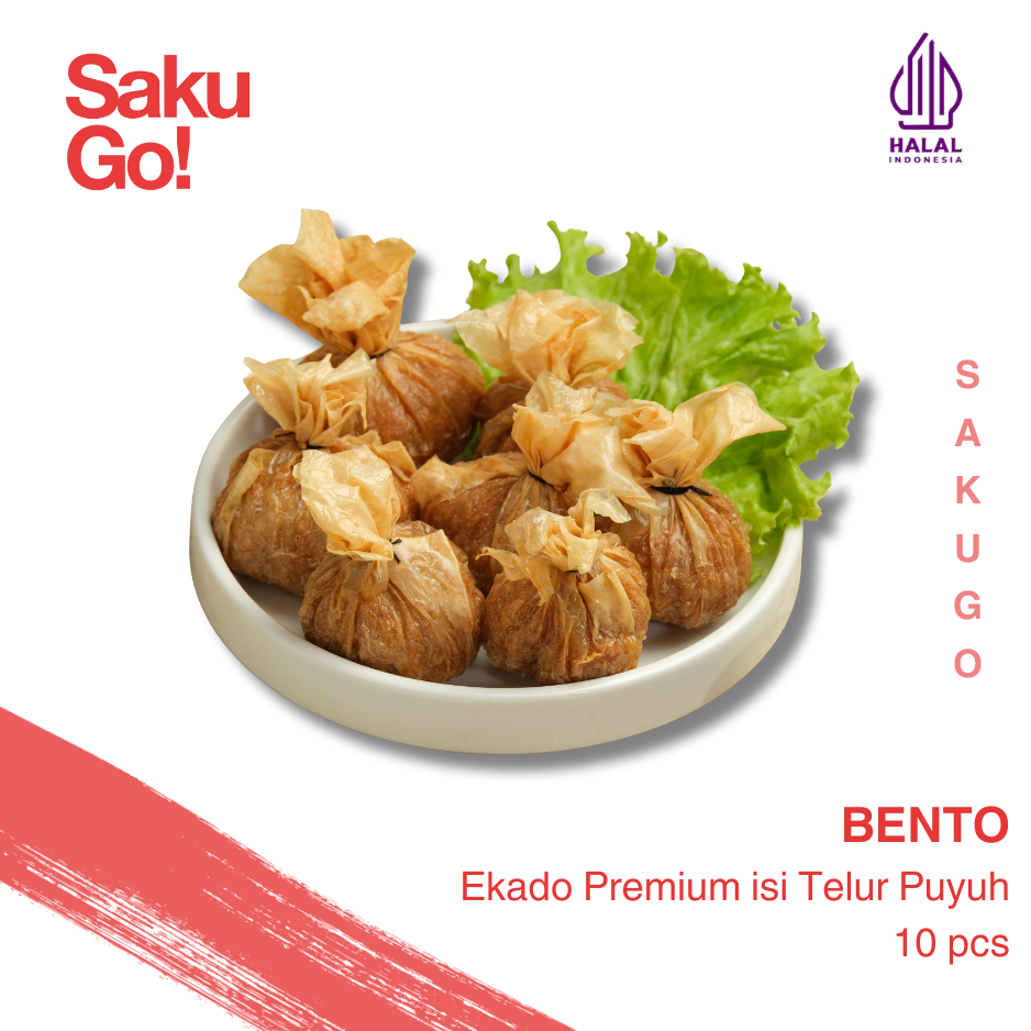 Jual Ekado Bento Homemade Frozen Money Bag Premium Ekado Telur Puyuh ...