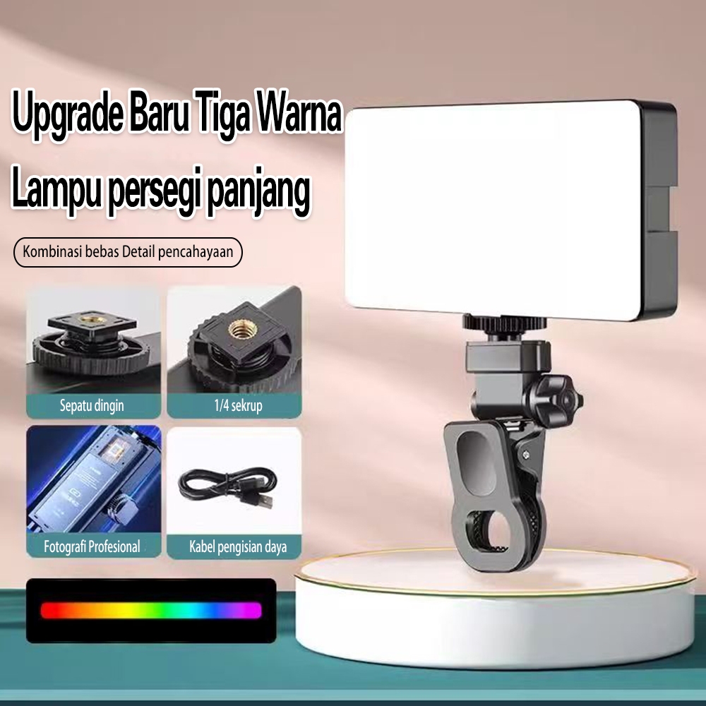 Jual Selfie Light Portable Clip Mini led Light Led Video Light LAMPU ...