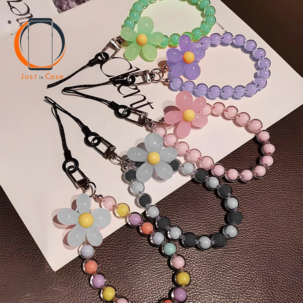 Jual Lanyard Strap Bunga Casing Handphone | Gantungan Kunci | Gantungan ...