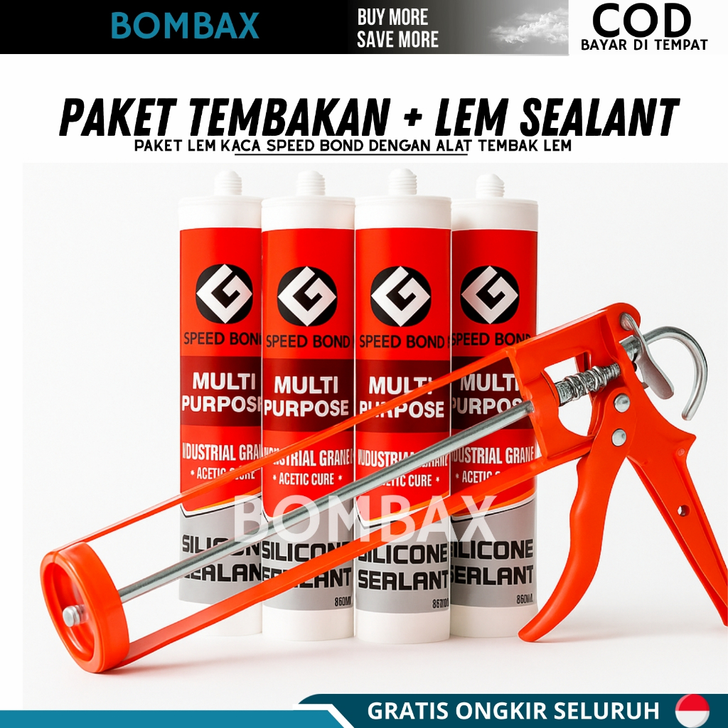 Jual PAKET Tembakan Kaleng Tebal Lem Sealant Dengan Perekat Sealant ...