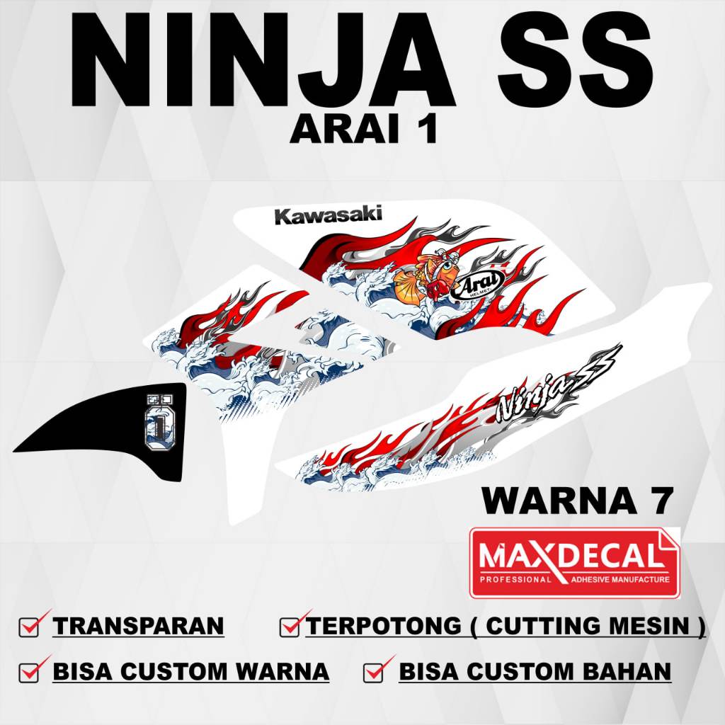 Jual Stiker Ninja SS / Striping Ninja SS / Stiker Sticker Decal ...