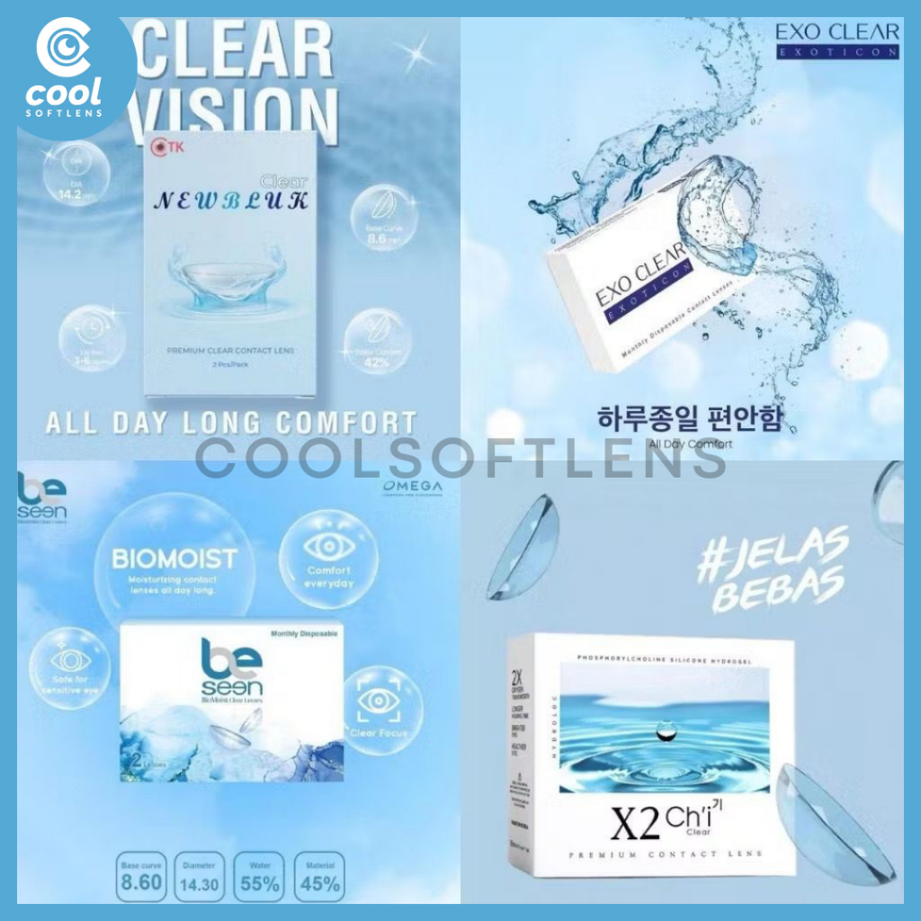 Jual Aneka Varian SOFTLENS CLEAR BENING / Exo Clear / Be Seen Bio Moist ...