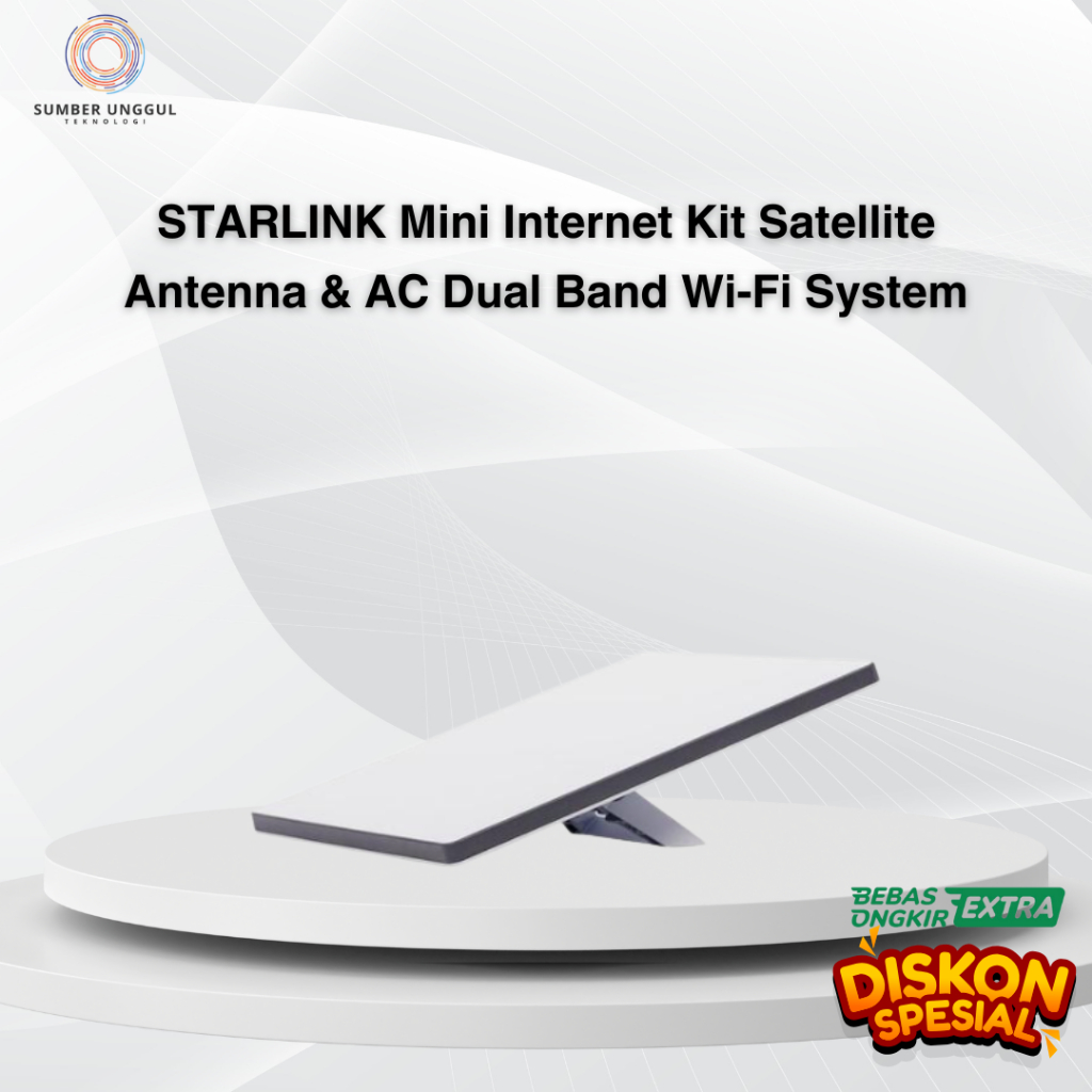 Jual STARLINK Mini Internet Kit Satellite Antenna & AC Dual Band Wi-Fi ...