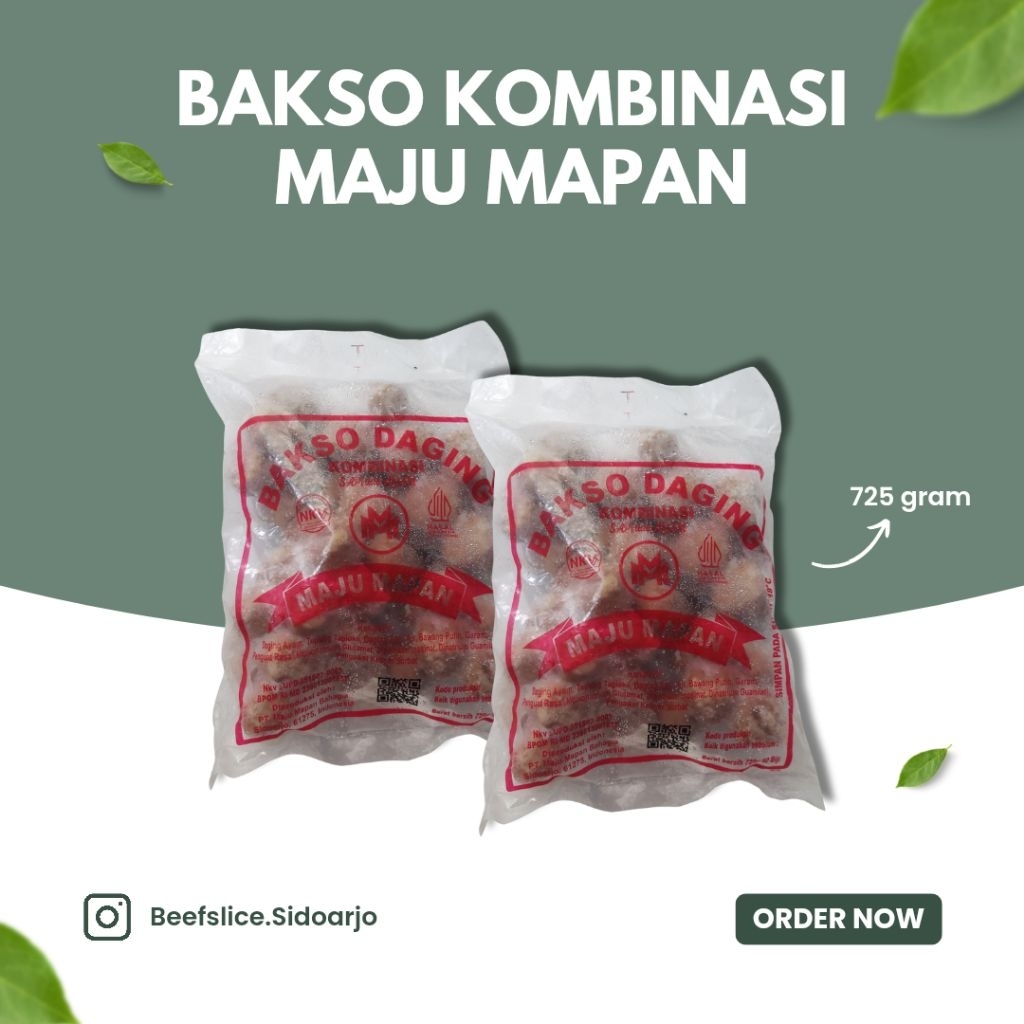 Jual READY Bakso Daging Maju Mapan 725 gram 50 biji | Shopee Indonesia