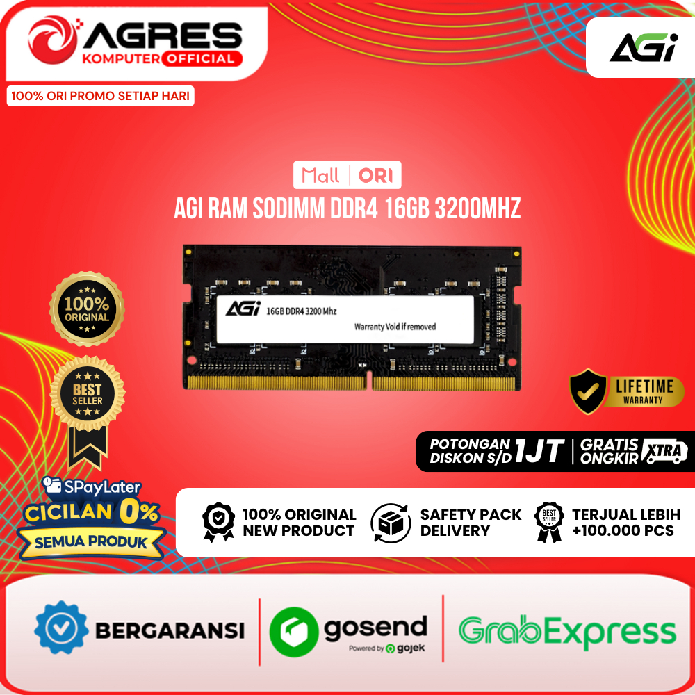 Jual AGI RAM SODIMM DDR4 16GB 3200MHZ | Shopee Indonesia