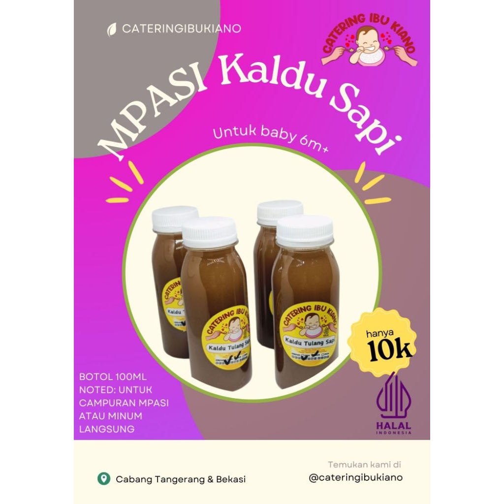 Jual Kaldu ayam dan tulang sapi cair frozen mpasi bayi | Shopee Indonesia