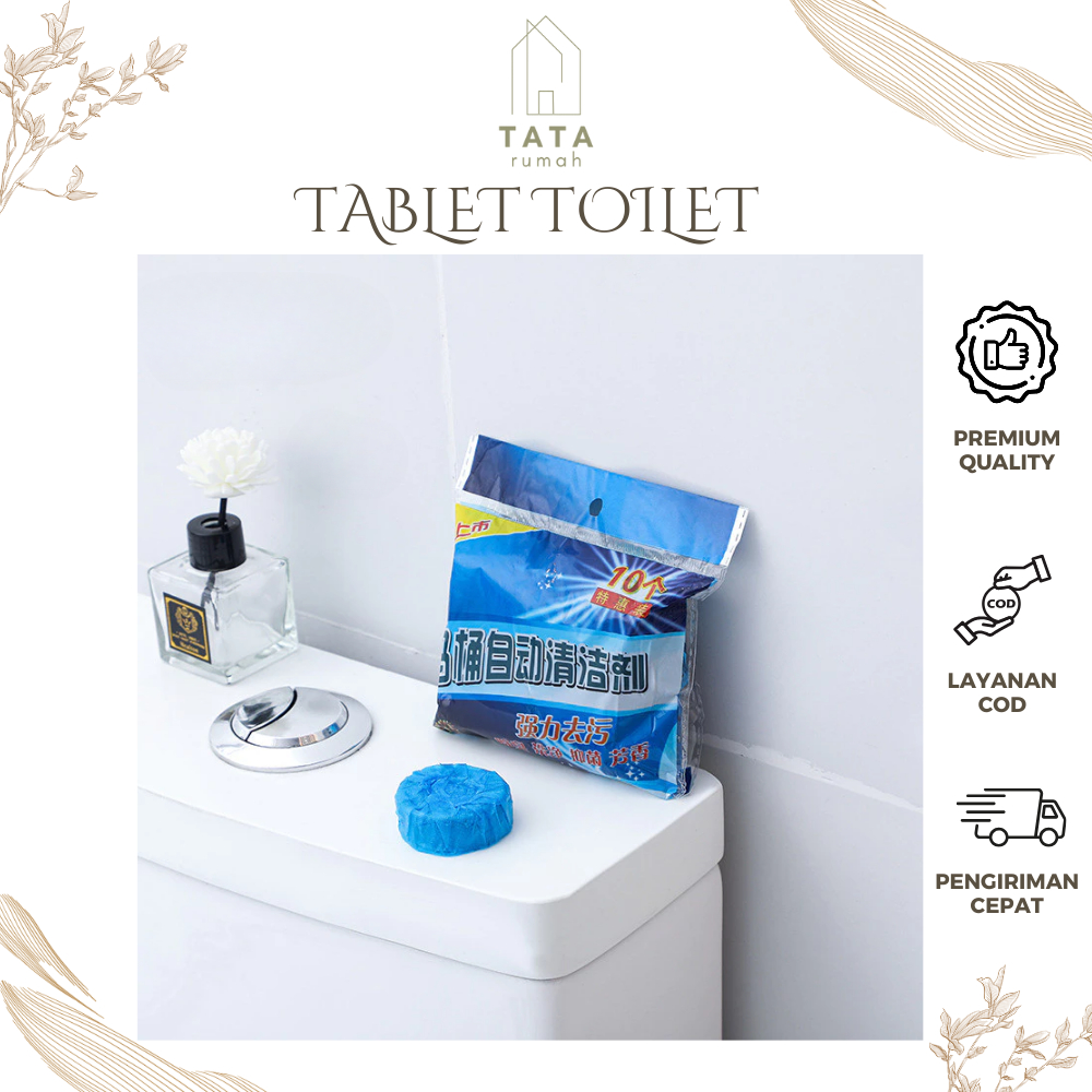 Jual [ TARUM ] Tablet Biru Pembersih Toilet | Penyegar Dan Pewangi Wc ...