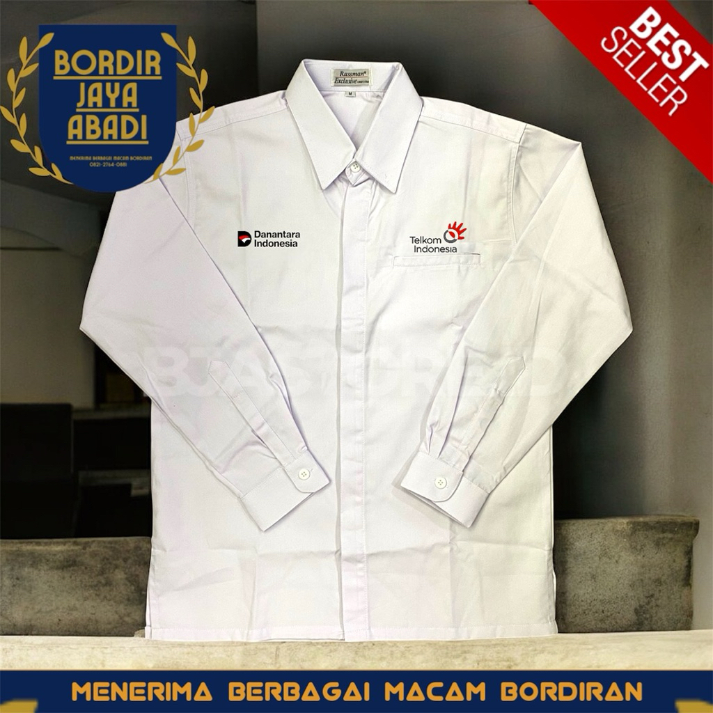 Jual Kemeja Telkom Indonesia Danantara Indonesia Terbaru K1 Putih ...
