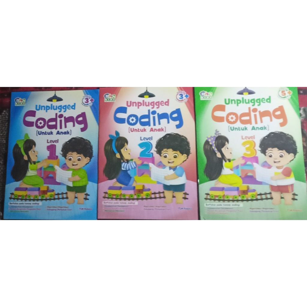 Jual Buku Unplugged Coding Untuk Anak PAUD,TK,Dan RA Satu paket 3 Buku | Shopee Indonesia