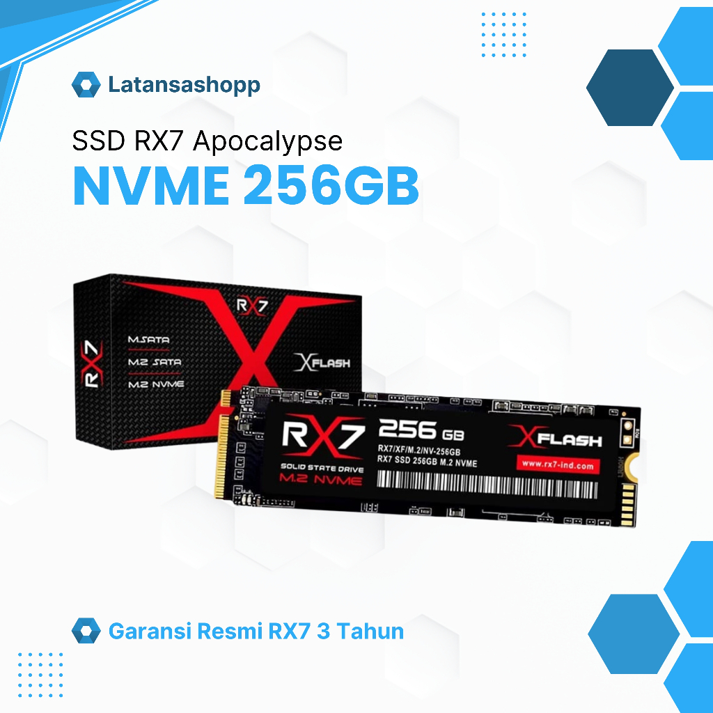 Jual SSD NVMe M.2 RX7 XFlash 256GB 3Yr Warranty | Shopee Indonesia