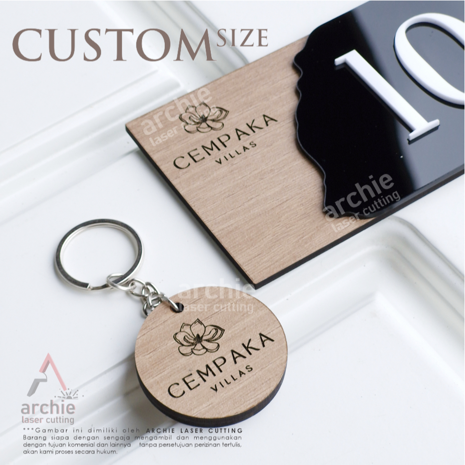 Jual Custom Desain dan Ukuran Signage Akrilik Kayu | Shopee Indonesia
