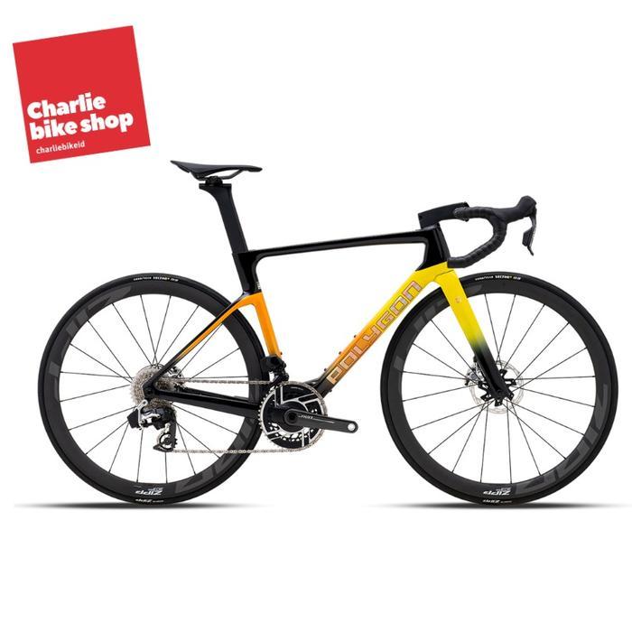 Jual Polygon Sepeda Balap Carbon Helios A0 Sram Red E1 AXS With Power ...