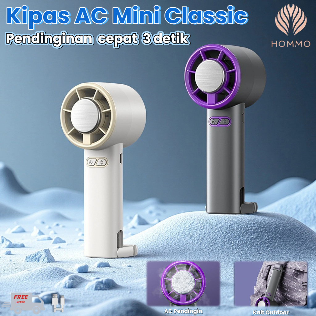 Jual Hommo Kipas Pendingin Mini ES Cepat｜Kipas AC Mini Coolling ...
