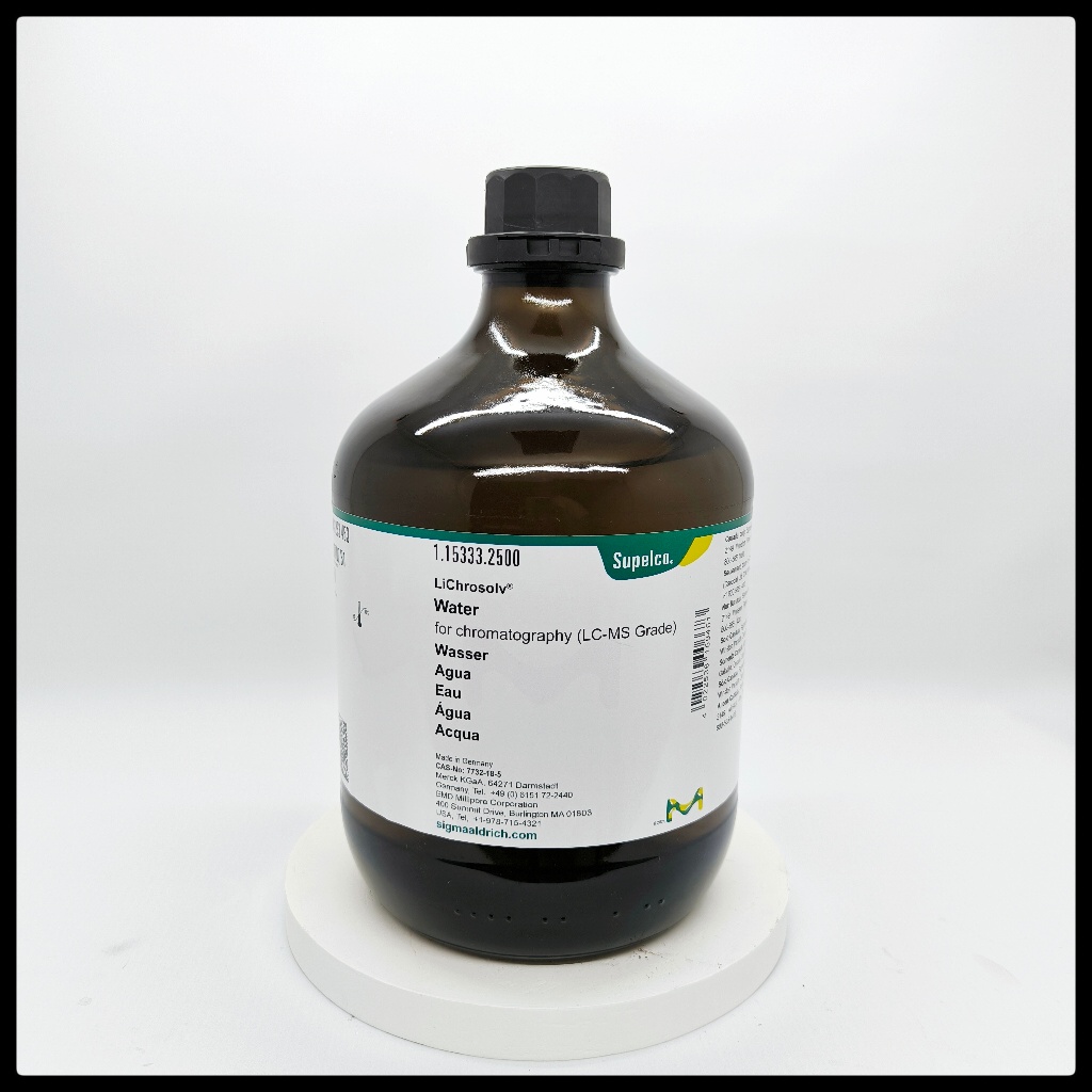 Jual WATER FOR CHROMATOGRAPHY HPLC MERCK 115333 2,5 L ORIGINAL | Shopee ...