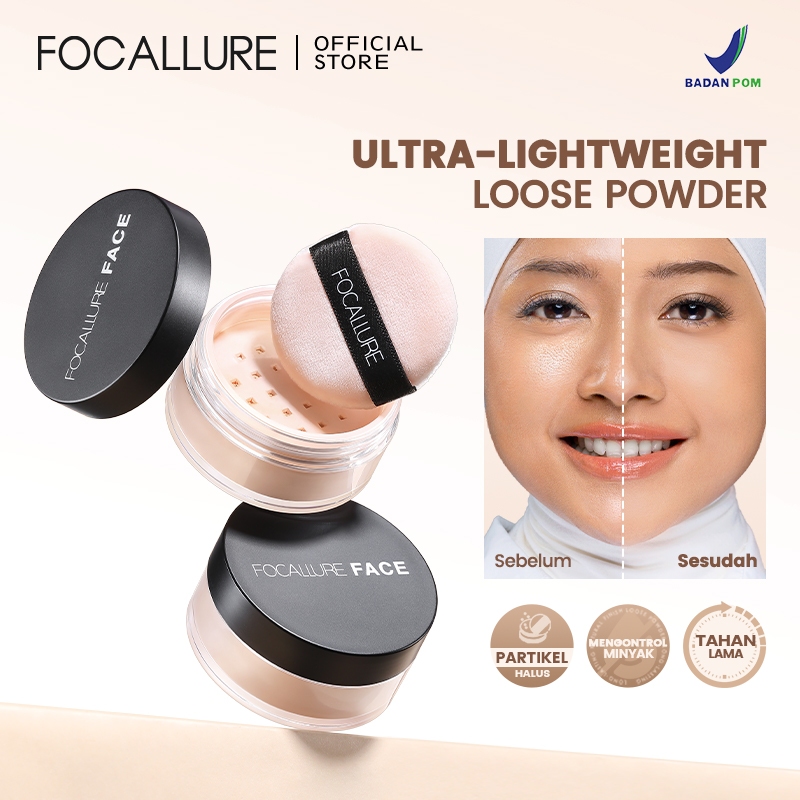 Jual FOCALLURE Super Fine Loose Powder - 3 Colours Bedak Tabur | Shopee ...