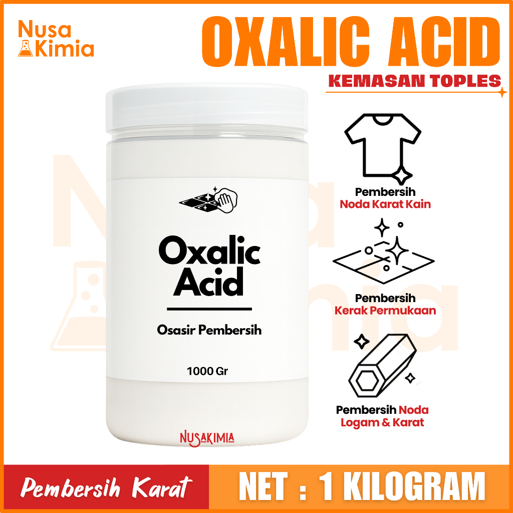 Jual OXALIC 1 KG - Osasir Pembersih Kerak Keramik - Pembersih Toilet ...