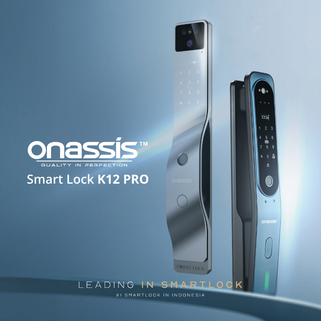 Jual Onassis Smart Lock K12 PRO - 3D FACE RECOGNITION | Shopee Indonesia