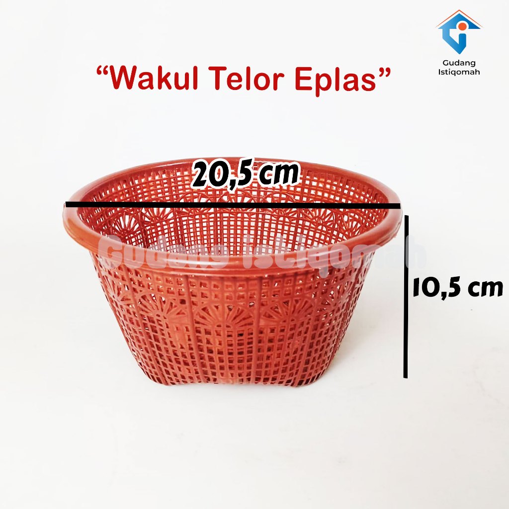Jual Gudang Istitqomah Kotak Plastik Wakul Telor Eplas Isi 24 PCS ...