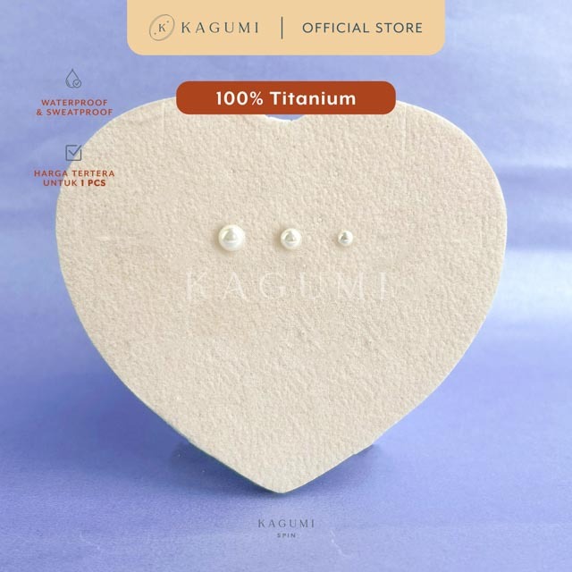 Jual [Harga 1 pcs] KAGUMI Spin - Pearla Series | Piercing Tindik ...