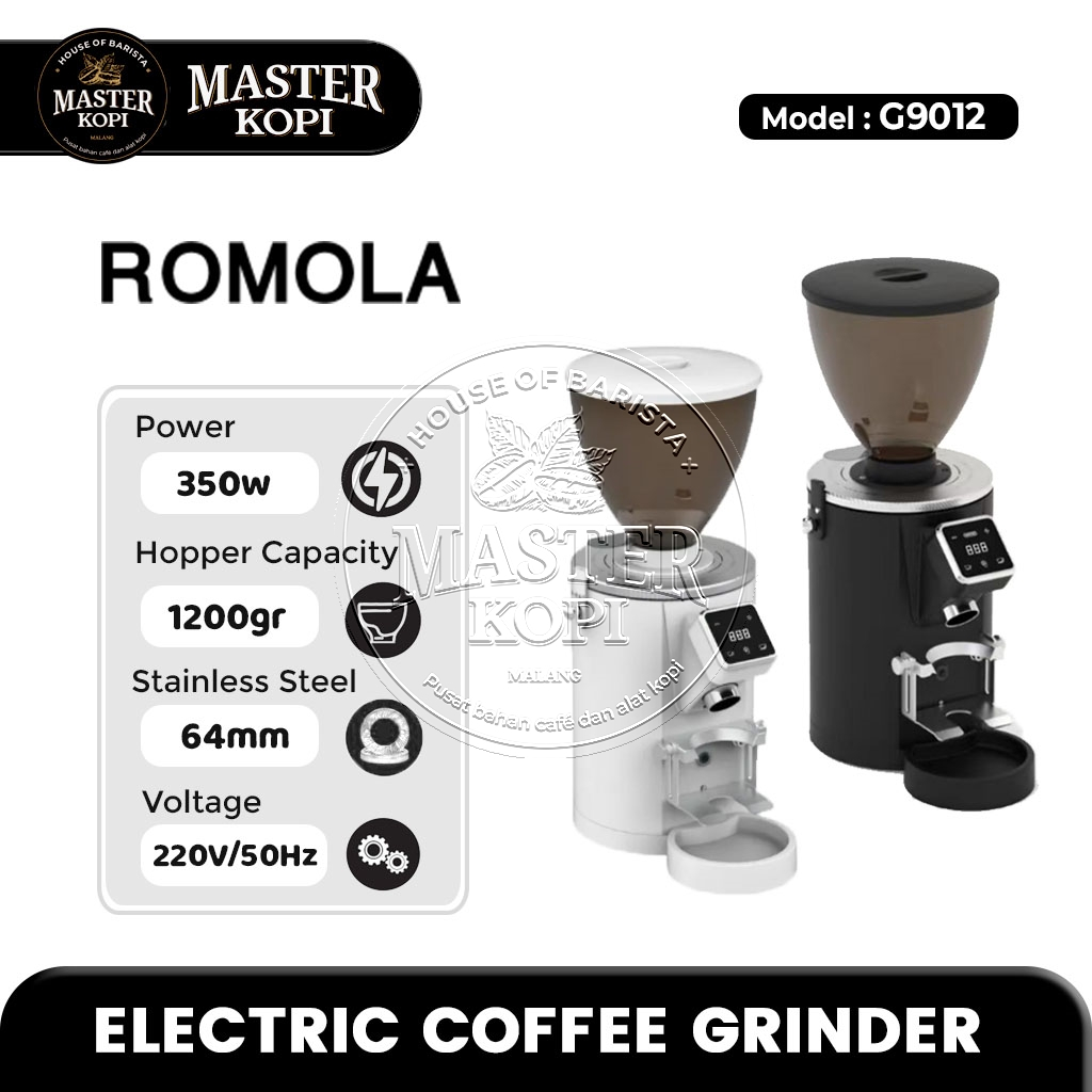 Jual Kopi Grinder Elektrik ROMOLA G9012 Electric Commercial Coffee ...
