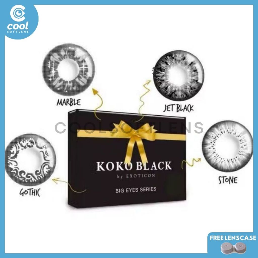 Jual Softlens X2 KOKO BLACK 14,5 MM ETALASE GROSIR NORMAL By X2 ...