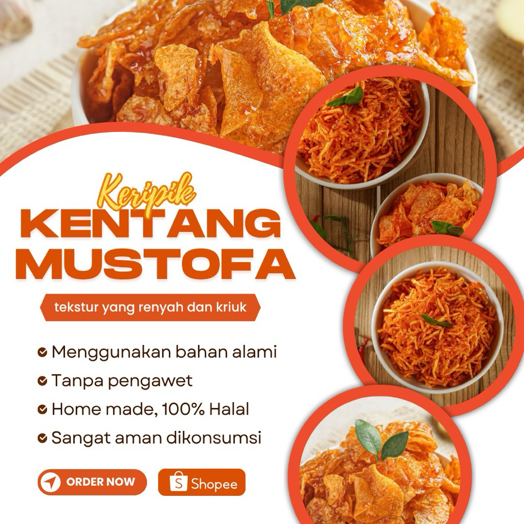 Jual keripik Kentang Mustofa 1kg | Shopee Indonesia