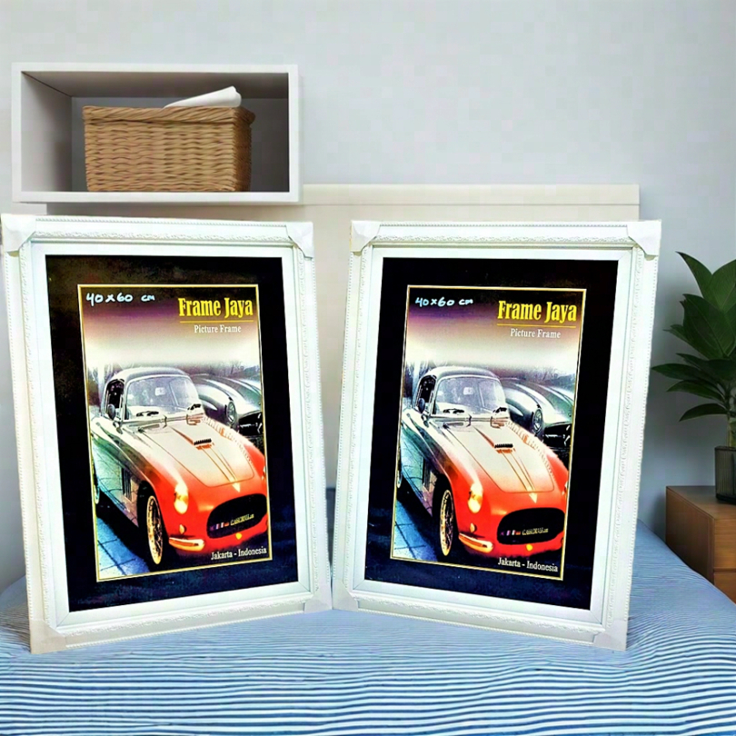 Jual Bingkai Foto Aesthetic Pernikahan Uk 40x60 Cm Double List Semi ...