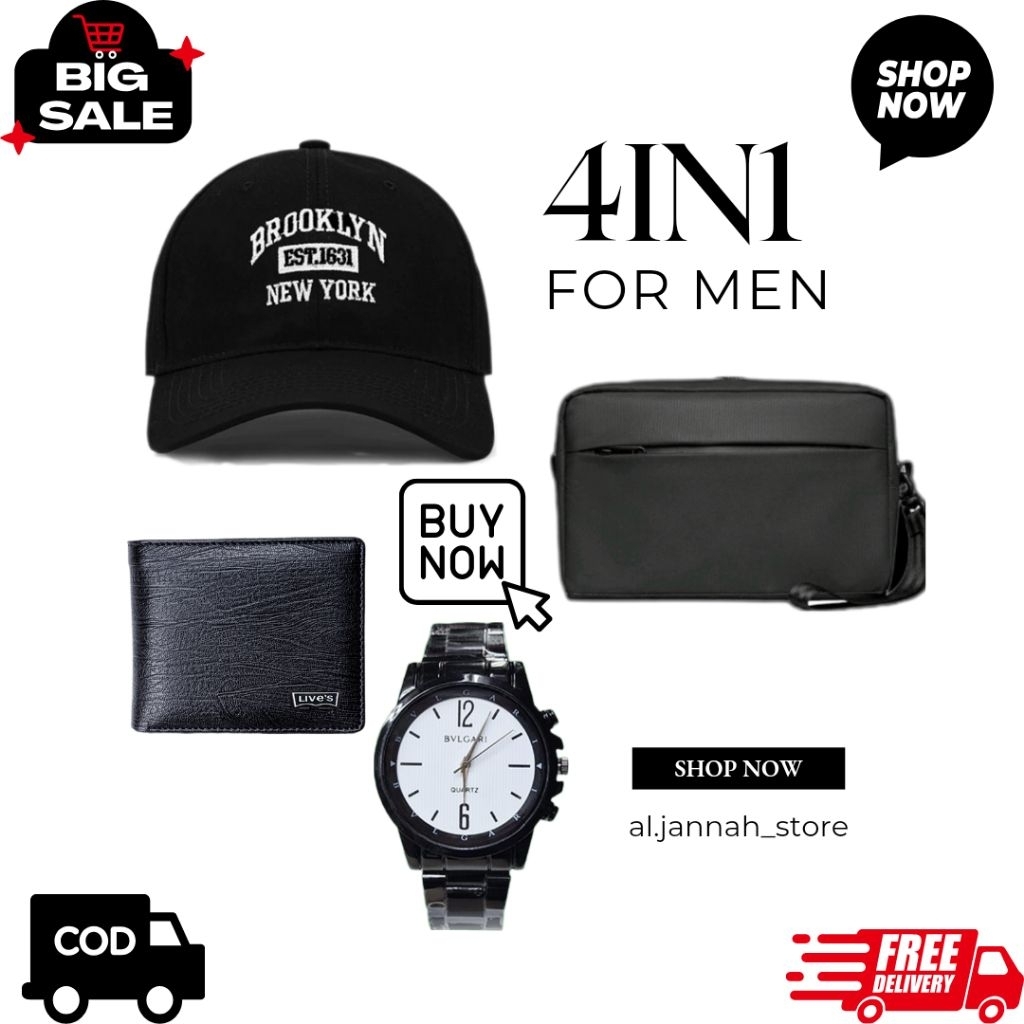 Jual PAKET LENGKAP PRIA STYLE TAS SELEMPANG BAHU PRIA DENGAN TOPI ...