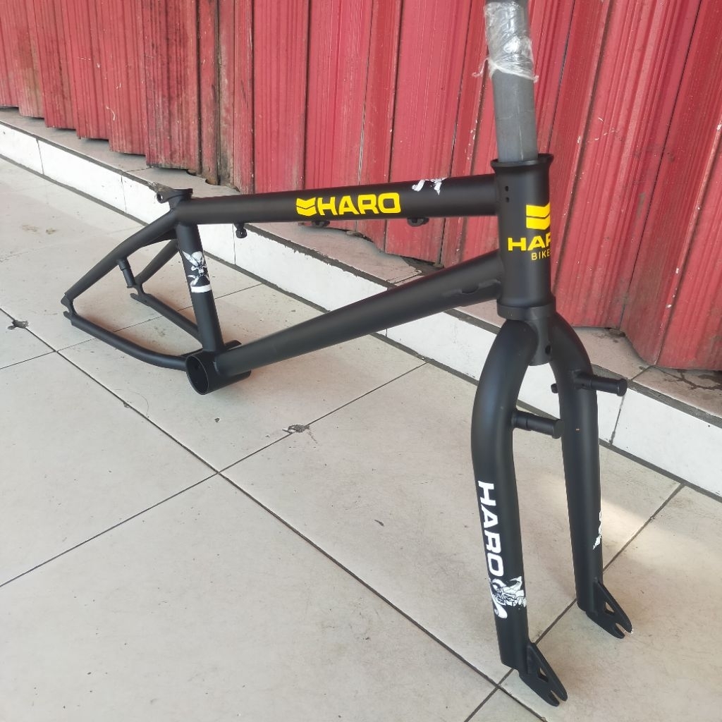 Jual frame set BMX haro bahan chromoly batang BMX 20 inch untuk rem u ...