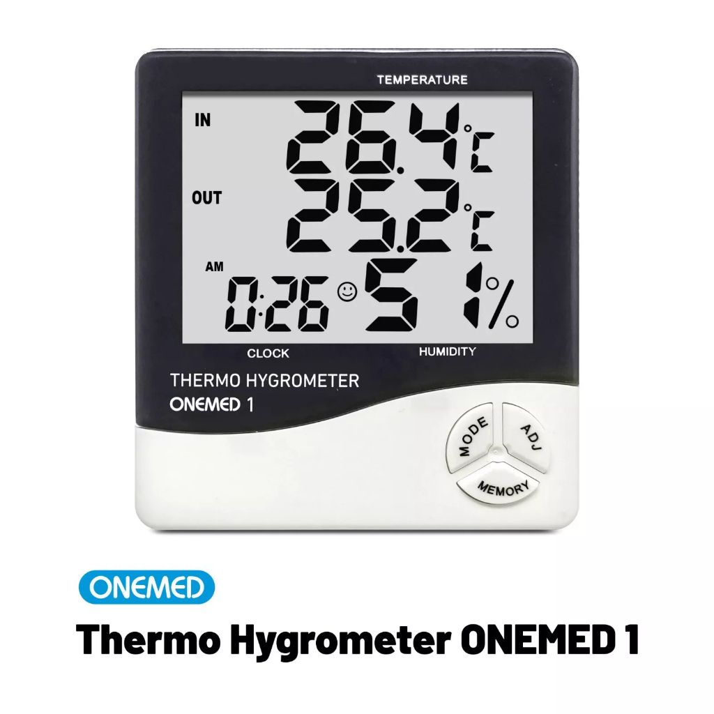 Jual Thermometer Digital Hygrometer HTC 1 Onemed - Termometer Ruang ...
