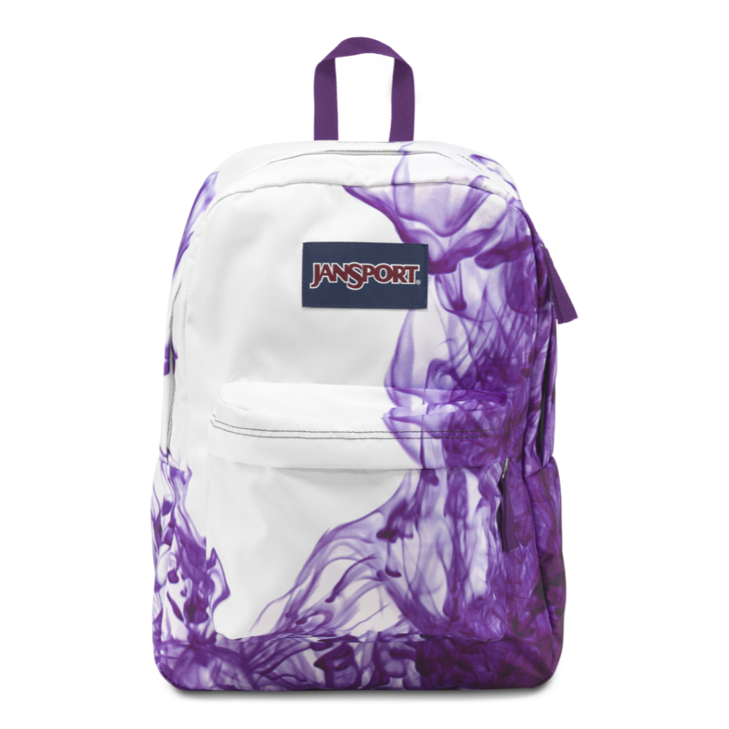 Jual Tas Jansport Superbreak Import Motif Asap Ungu Backpack Daypack ...