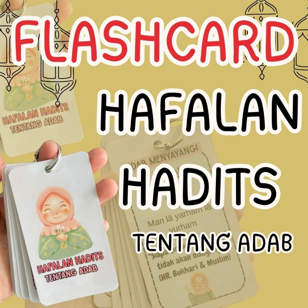 Jual Flashcard Edukasi Islami Anak – Hafalan Hadits Adab Sehari-Hari ...