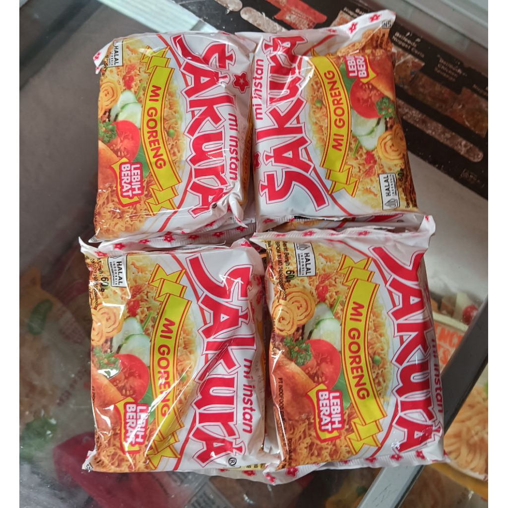 Jual Sakura Mie goreng Mie instan 2000grm/40 Bungkus/dus Zabir Frozen ...