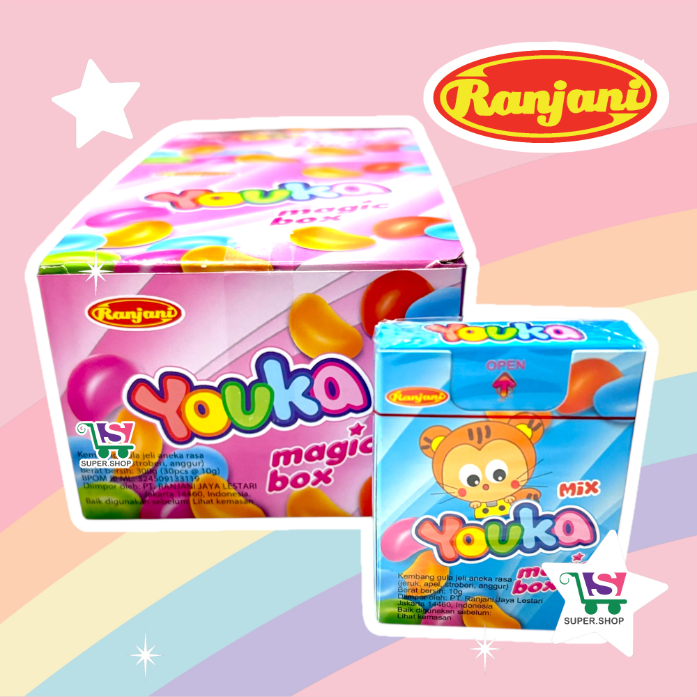 Jual Youka Magic Box Permen Jeli Gummy Bean (isi 30 pcs) | Shopee Indonesia